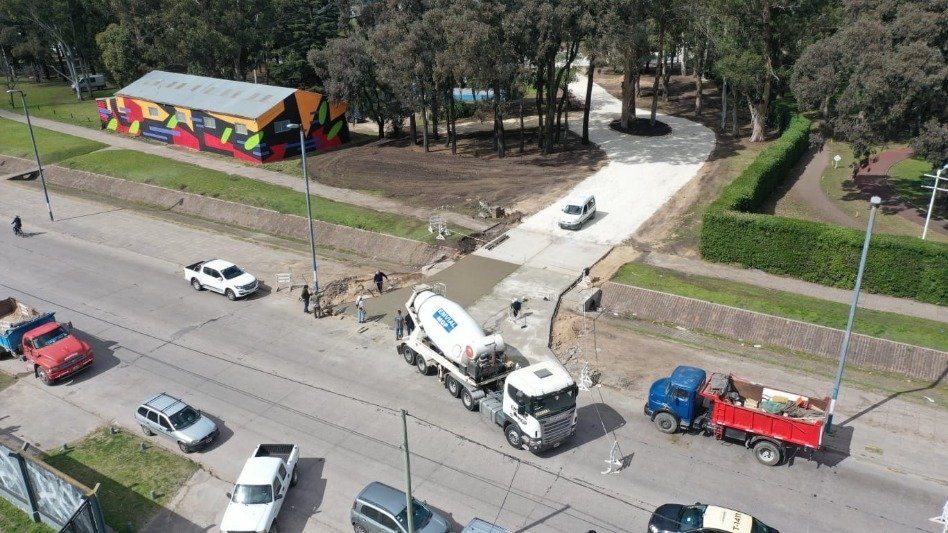 Finalizaron las obras en el nuevo acceso al Parque de Los Deportes